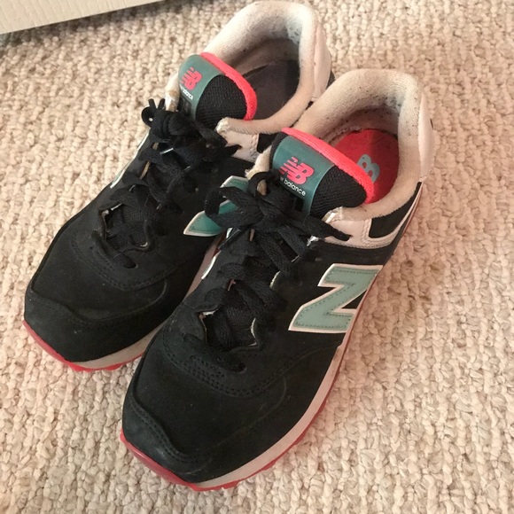New Balance | Shoes | New Balance Hot Pink Black Aqua Almost New | Poshmark